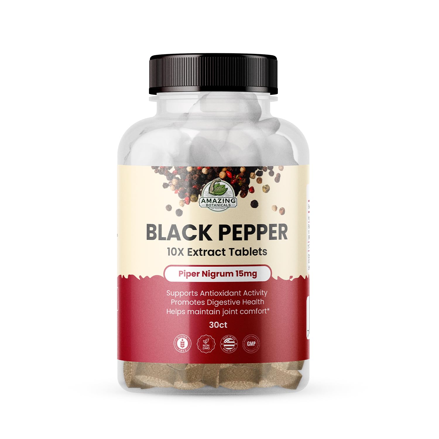 black pepper extract antioxidant tablets