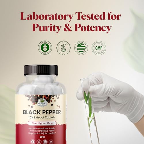 black pepper extract for enhanced absorption