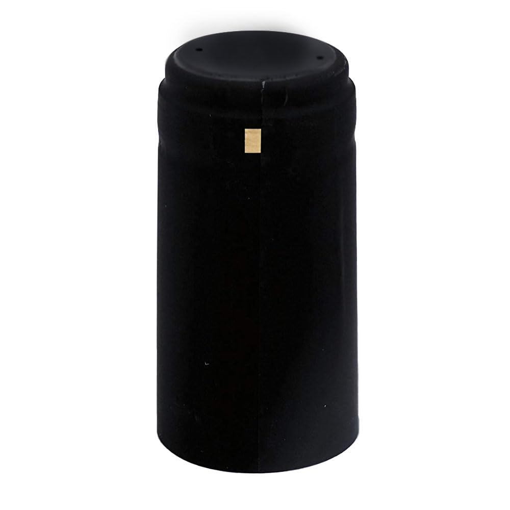 Black PVC shrink capsules for brewing