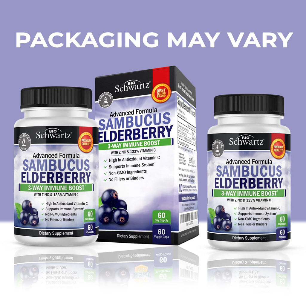 black sambucus elderberry for adults