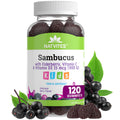 Black Sambucus elderberry gummies for kids