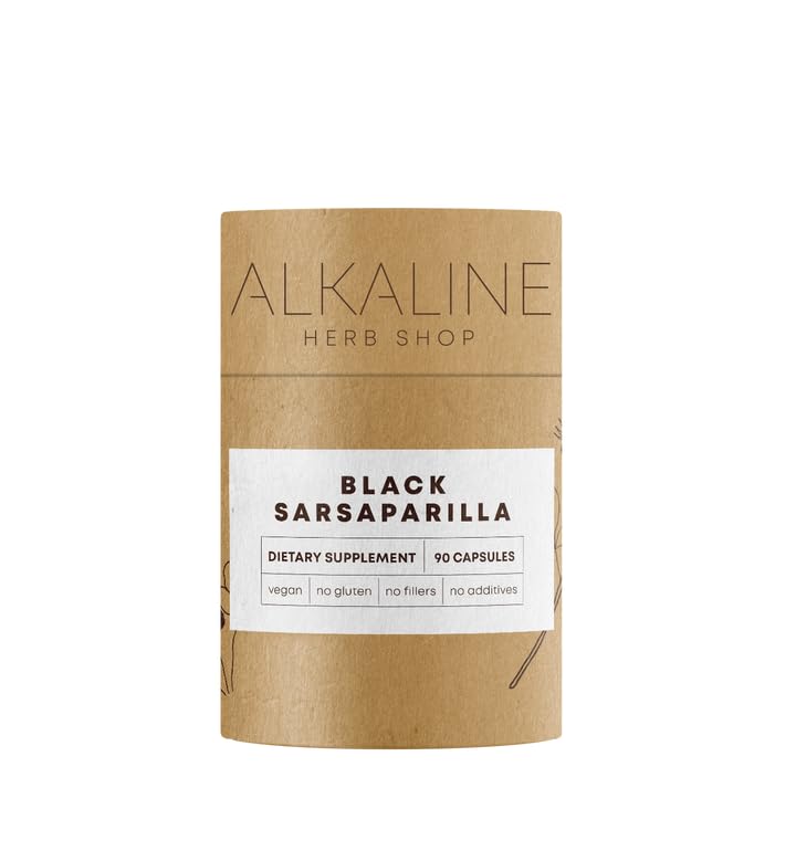 Black Sarsaparilla herbal supplement capsules