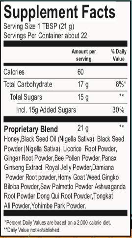 Black seed and alfalfa honey benefits