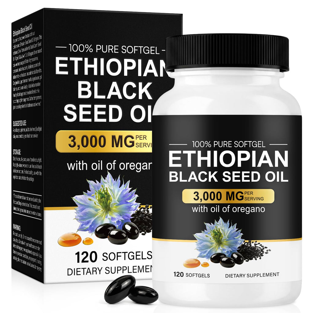 black seed oil 3000 mg softgels