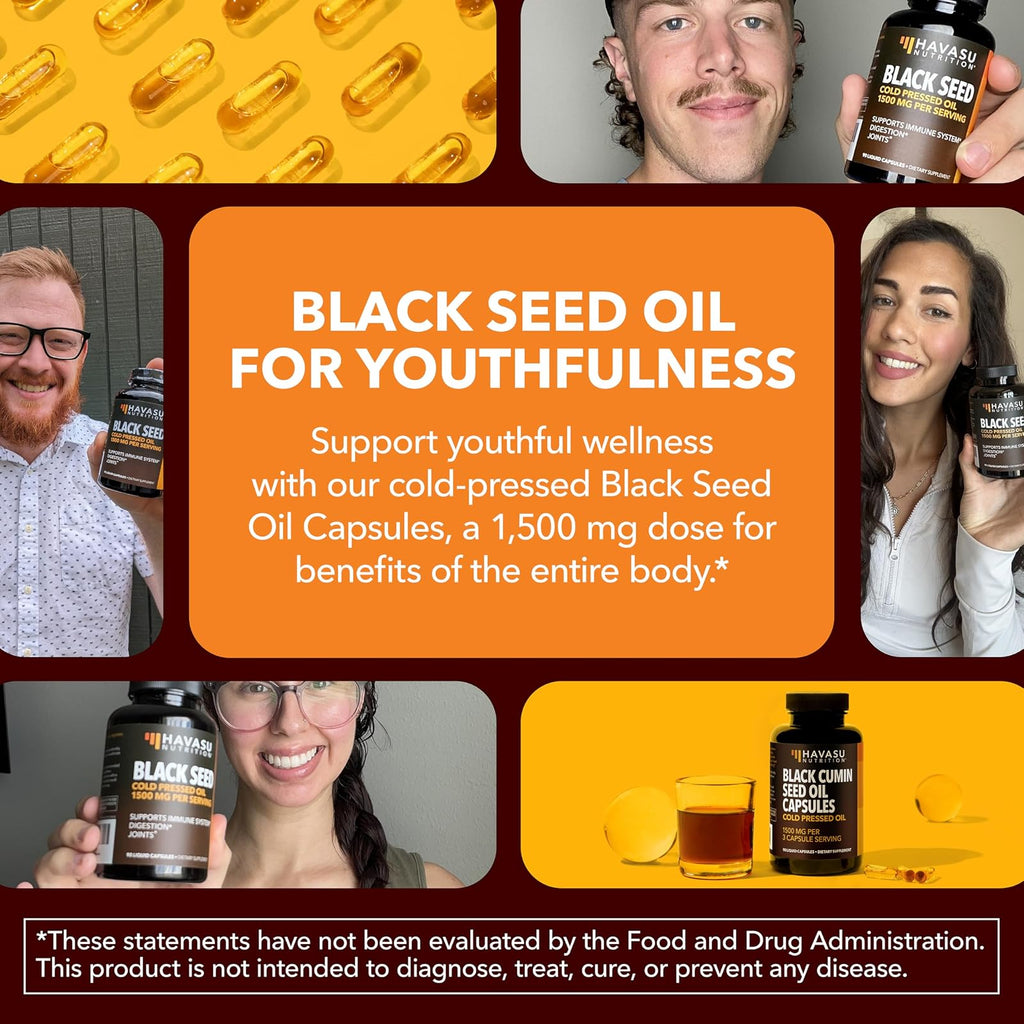 black seed oil digestive health capsules