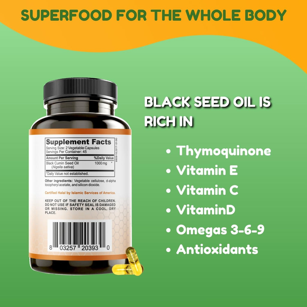black seed oil for healthy skin