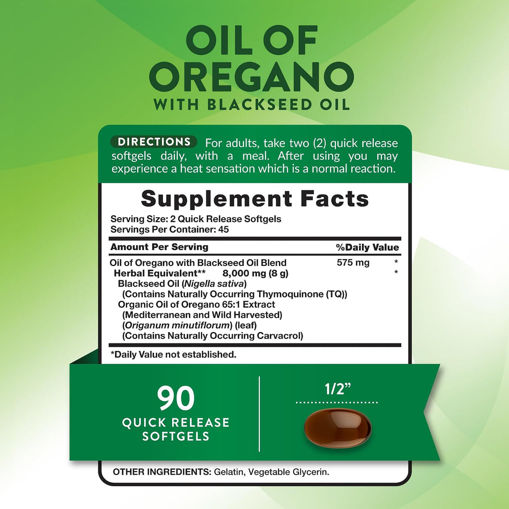 Black seed oil for immune support