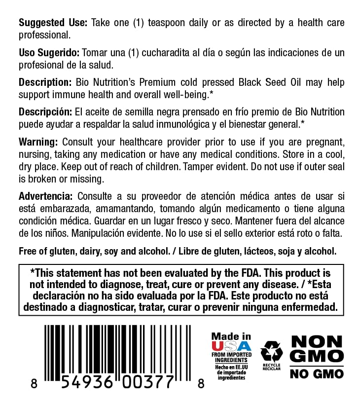 black seed oil for immune support