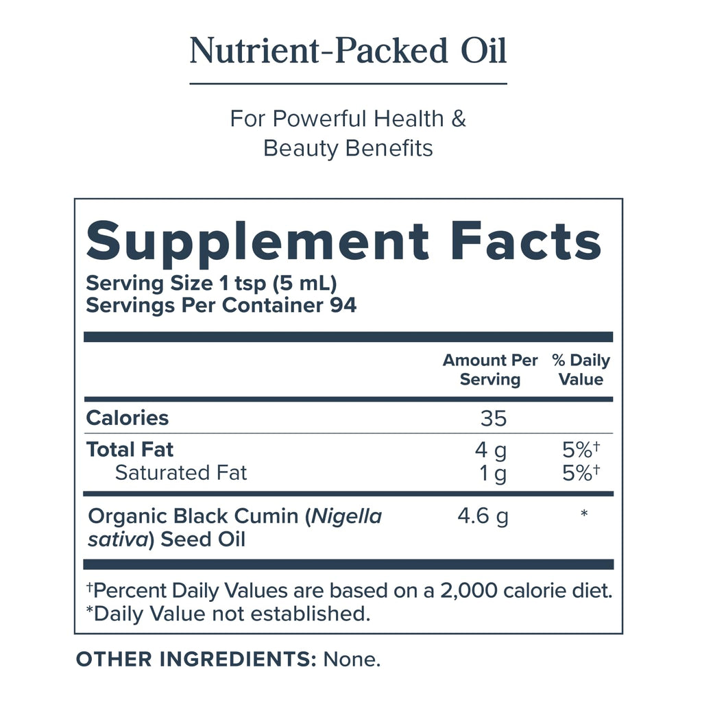 black seed oil for immune support