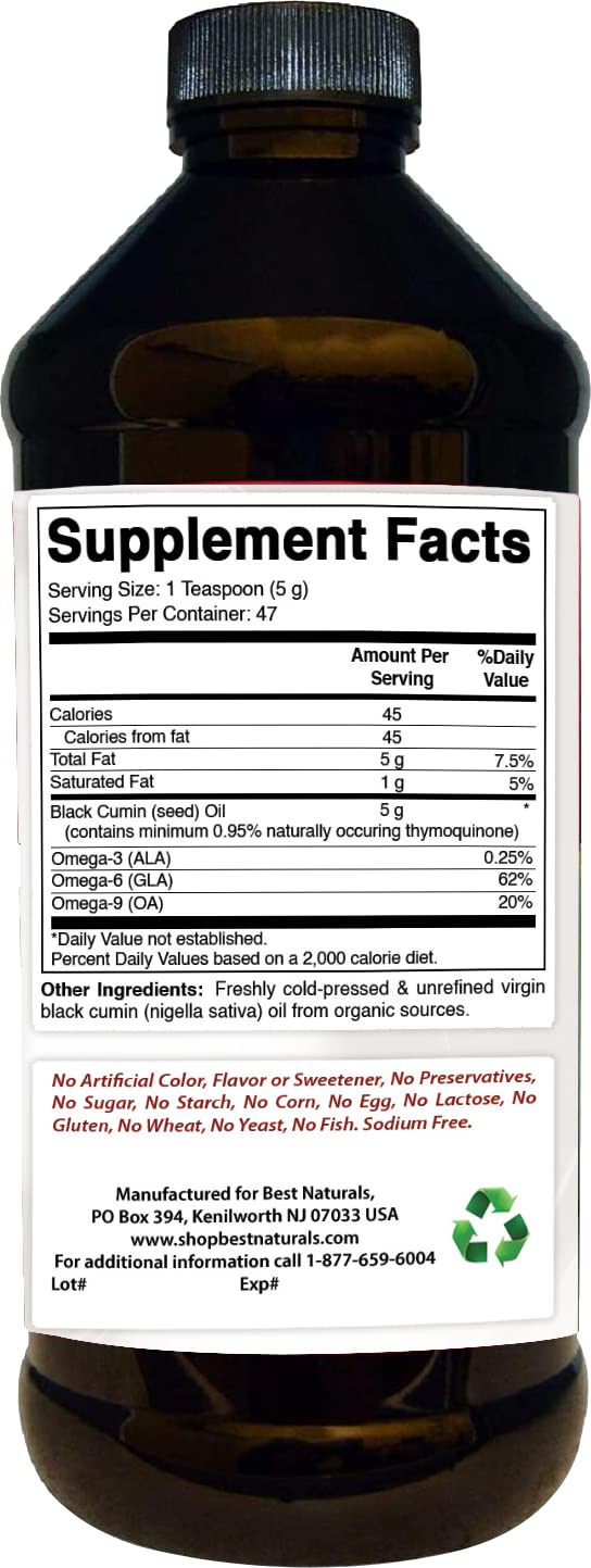 black seed oil for immune support