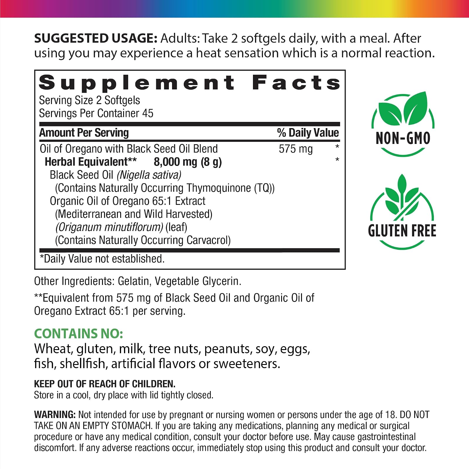 Black seed oil for immune support