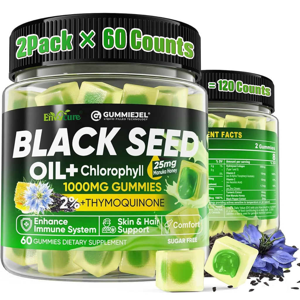 Black Seed Oil Gummies for hair health