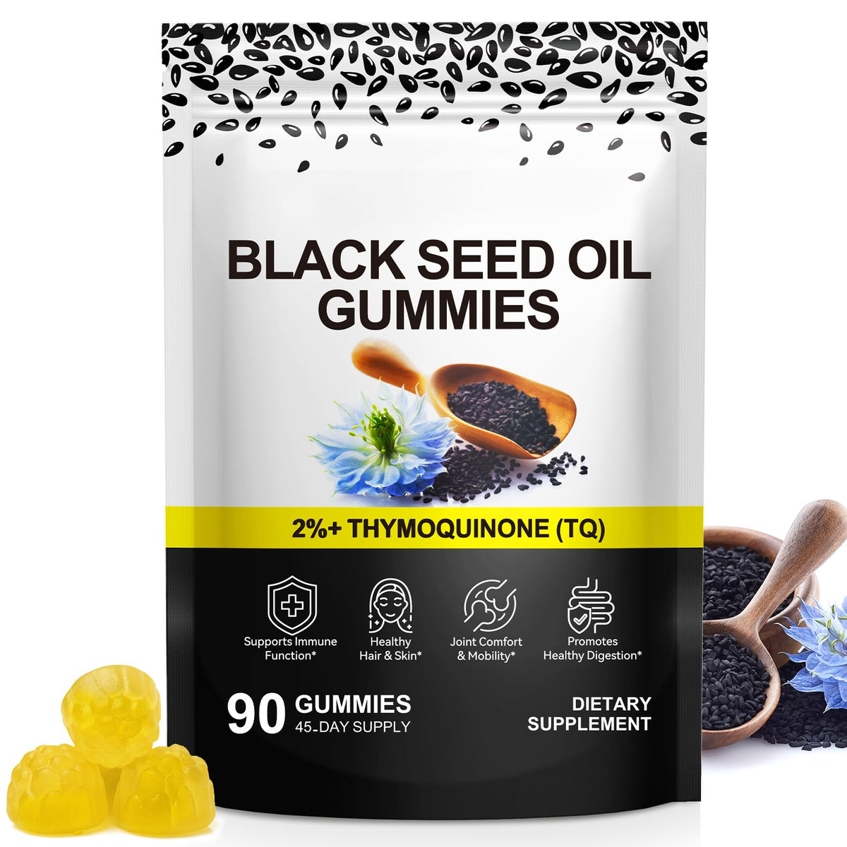 Black seed oil gummies for wellness