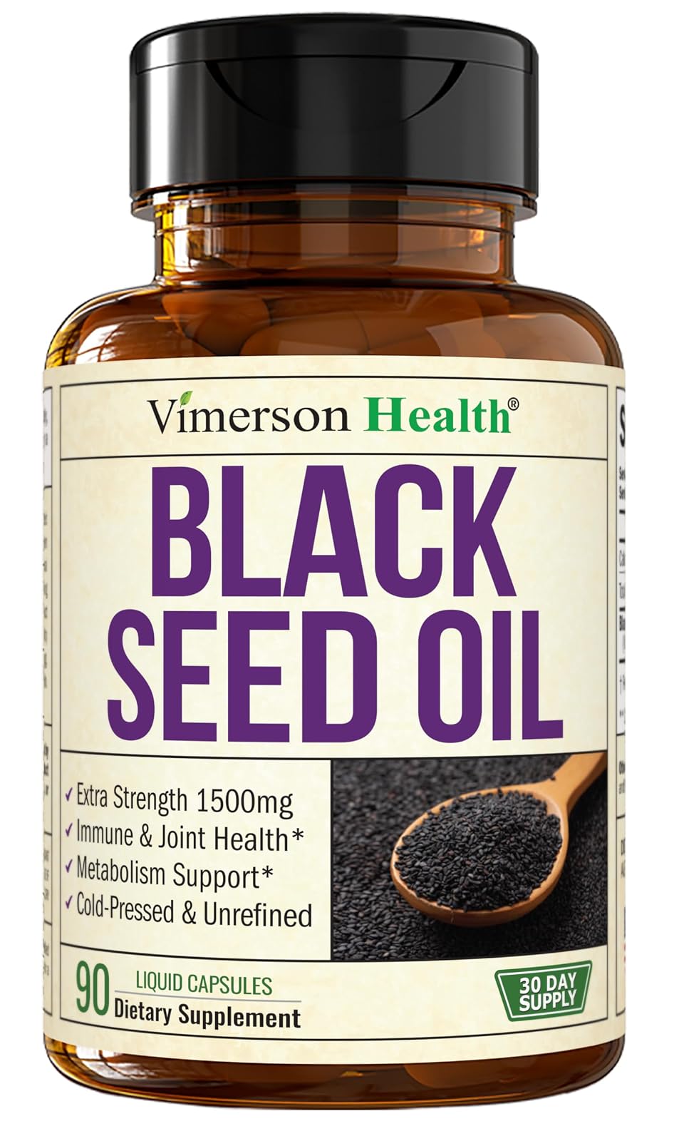 black seed oil immune support capsules