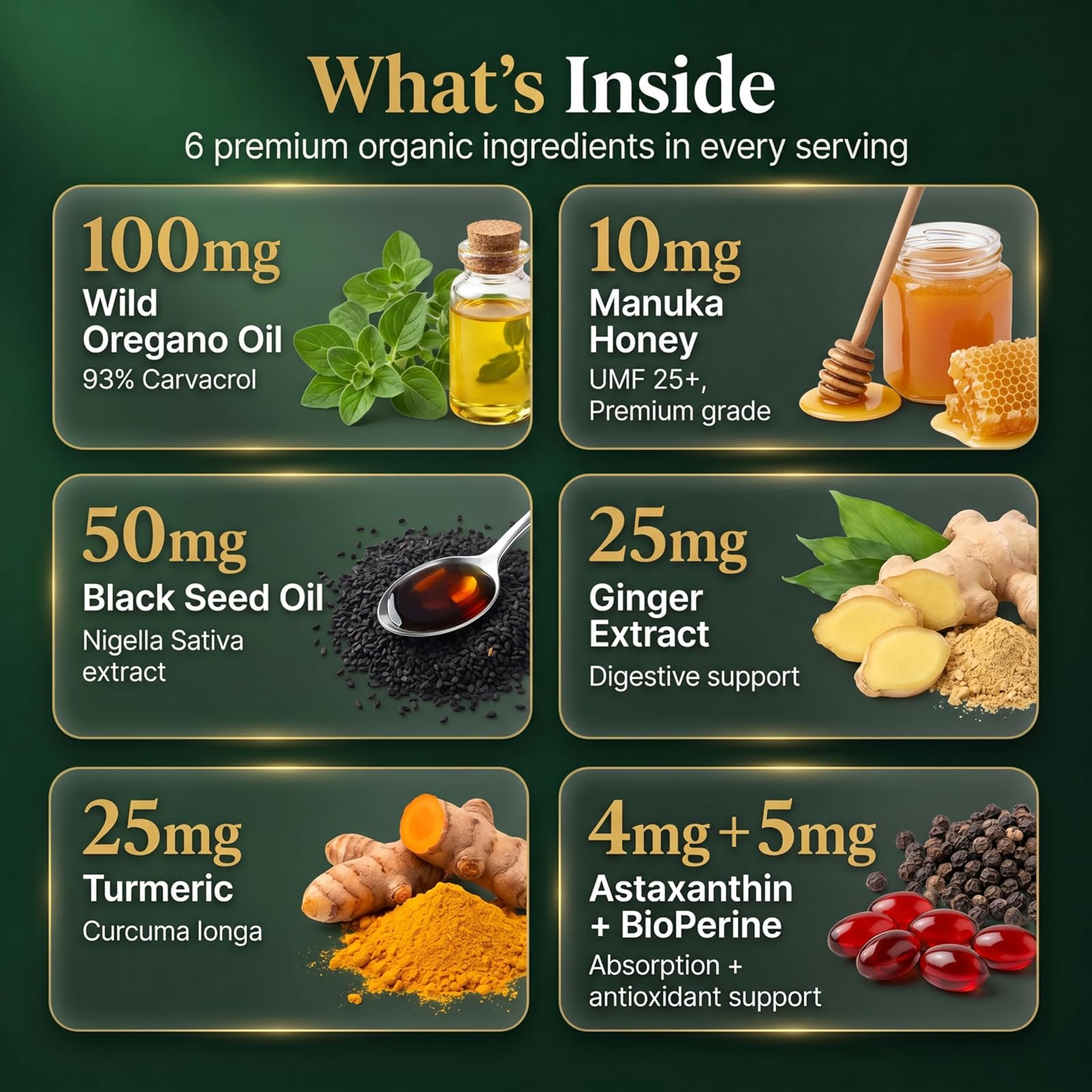 Black Seed Oil infused oregano extract