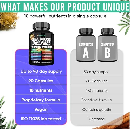 black seed oil sea moss blend