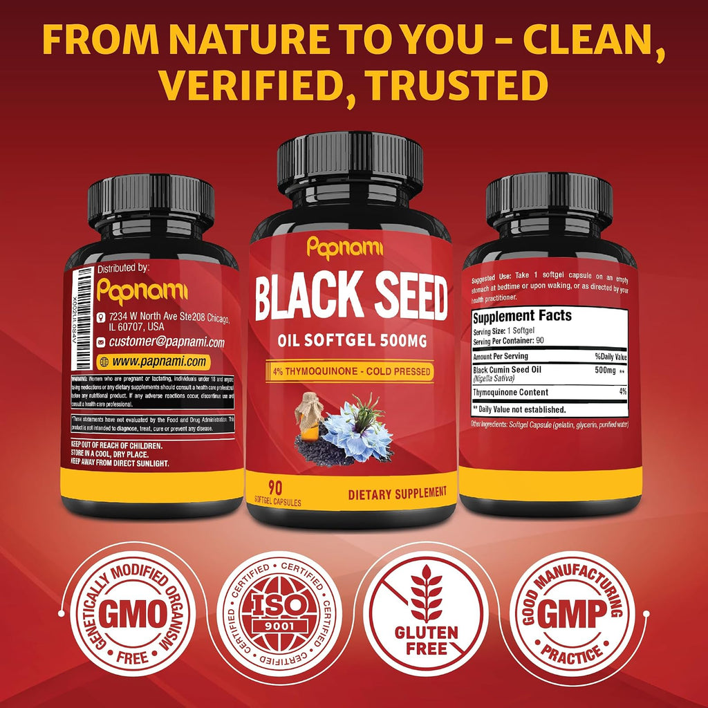 black seed oil softgels for digestion