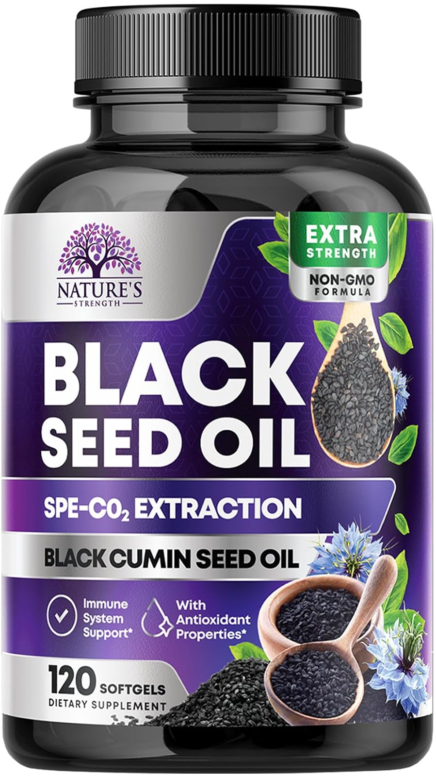 black seed oil softgels for health