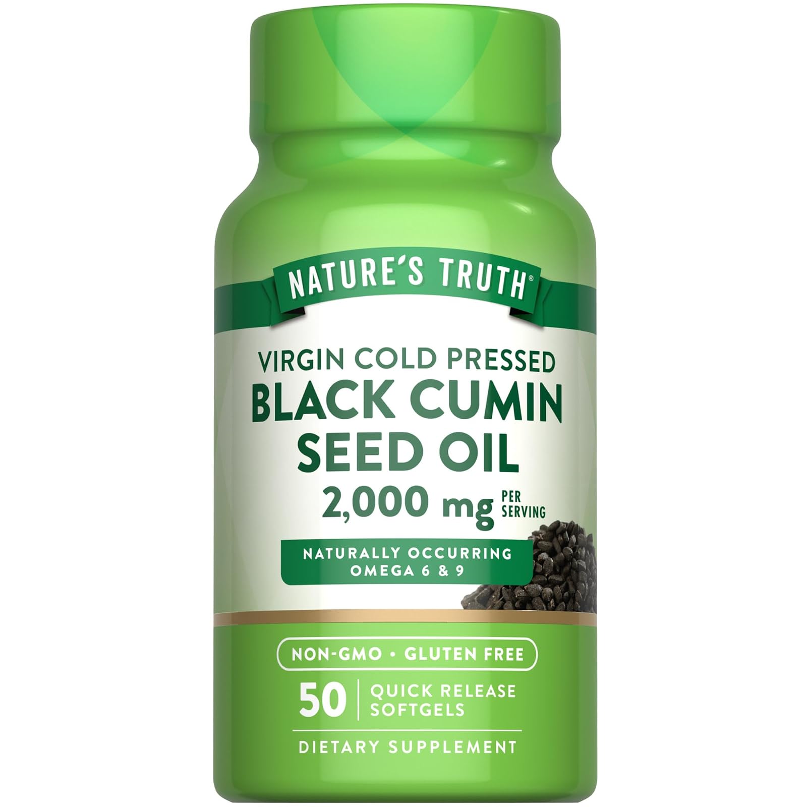 black seed oil softgels for health
