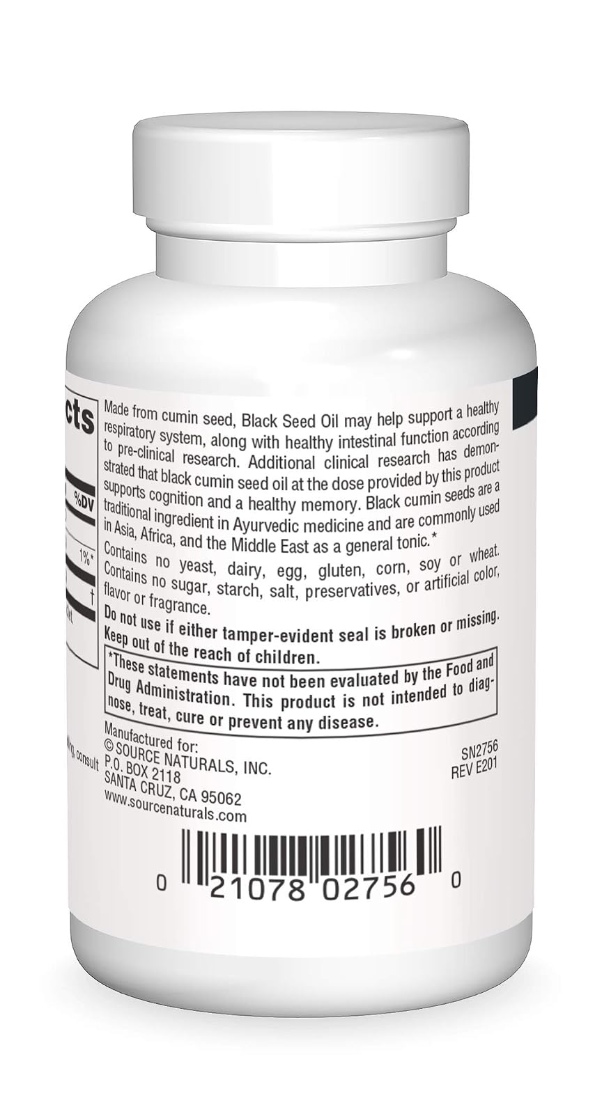 black seed oil softgels for health