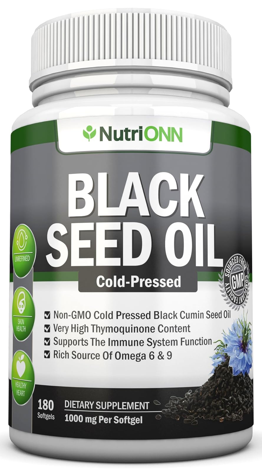 black seed oil softgels for wellness
