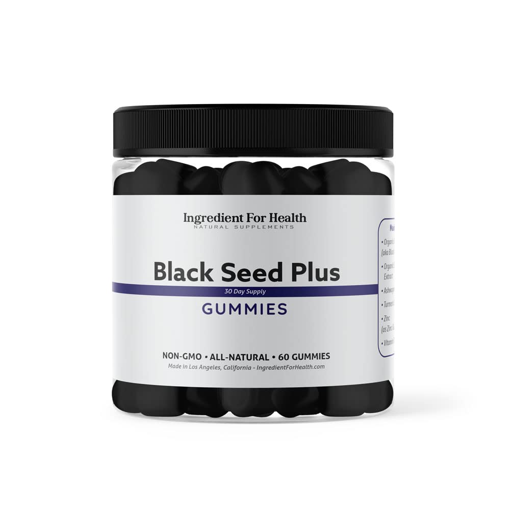 Black Seed Plus elderberry gummies