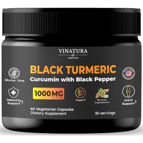 black turmeric curcumin with black pepper