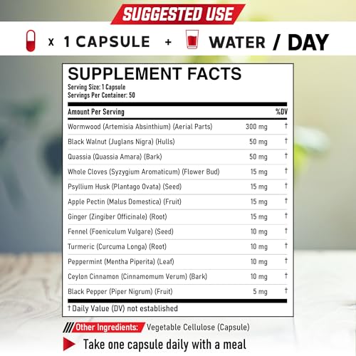 black walnut and cloves supplement