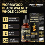 Black walnut and wormwood benefits
