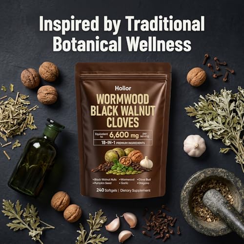 black walnut and wormwood benefits