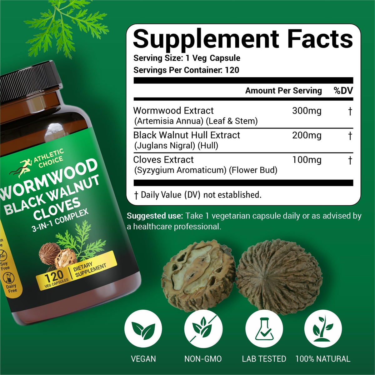 Black walnut clove complex benefits