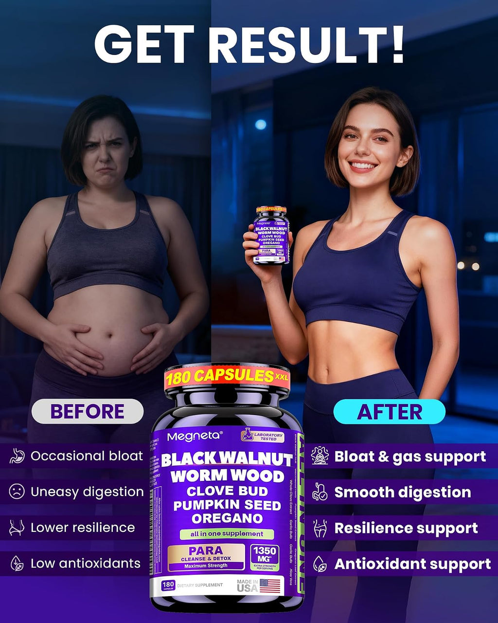 Black Walnut Clove detox formula