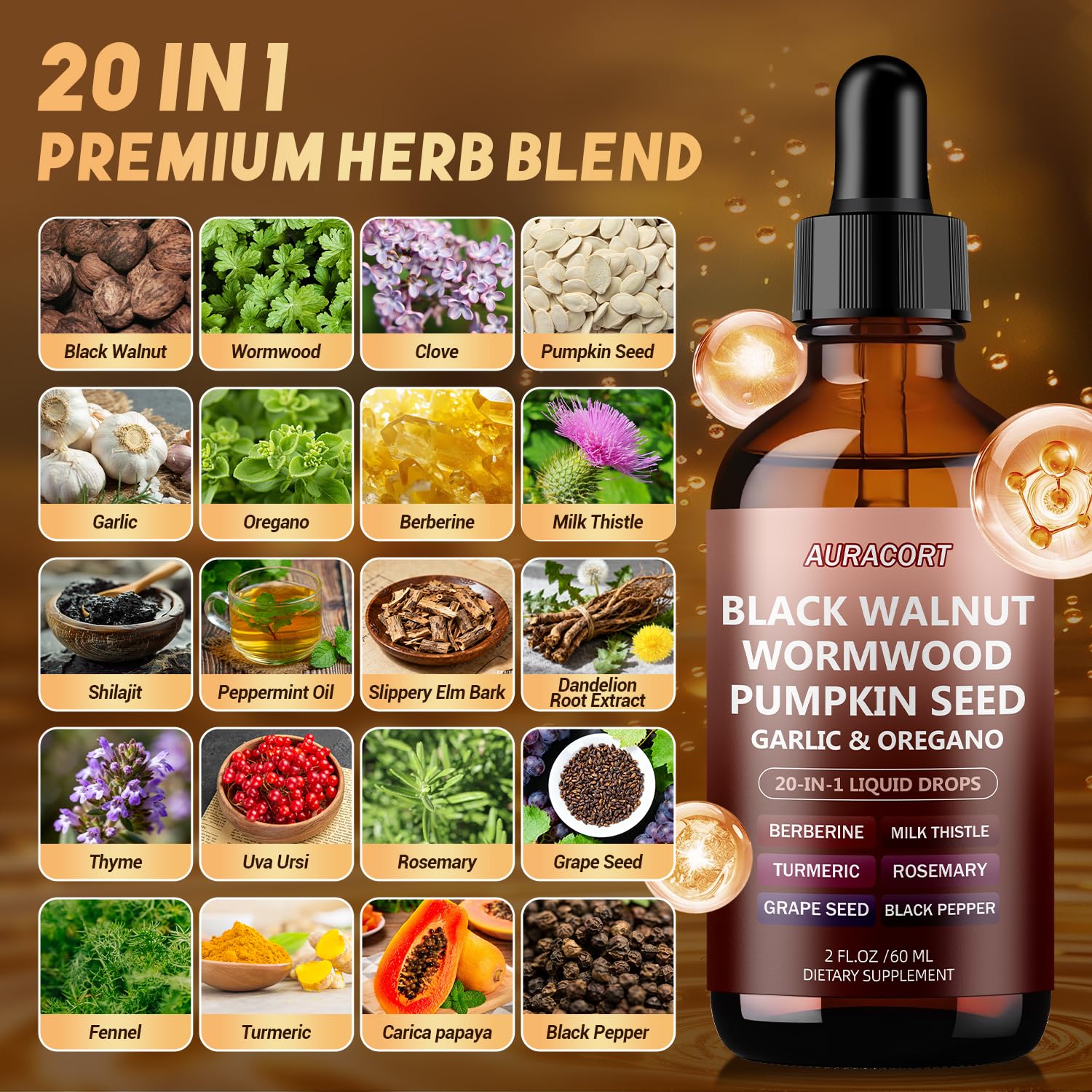 black walnut clove herbal blend