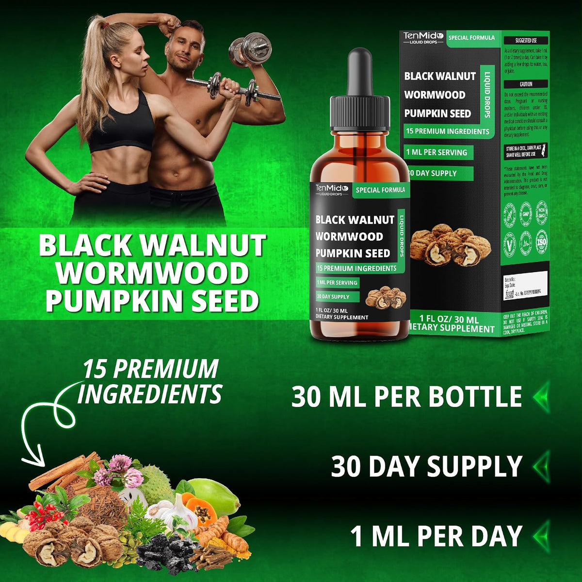 Black Walnut Drops for healthy living