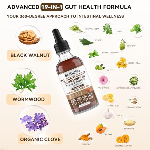 Black walnut extract for gut health