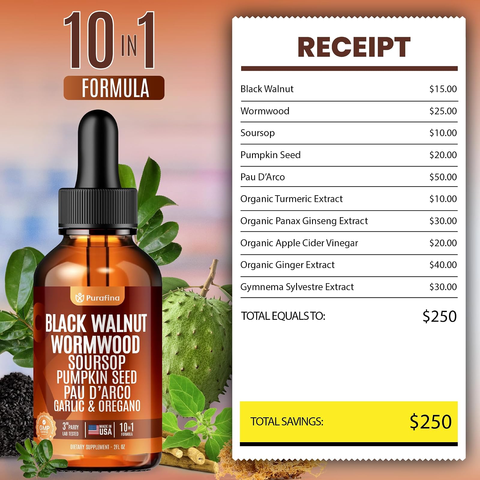 Black walnut herbal remedy