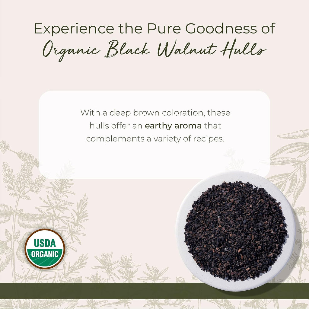 black walnut hull herbal supplement