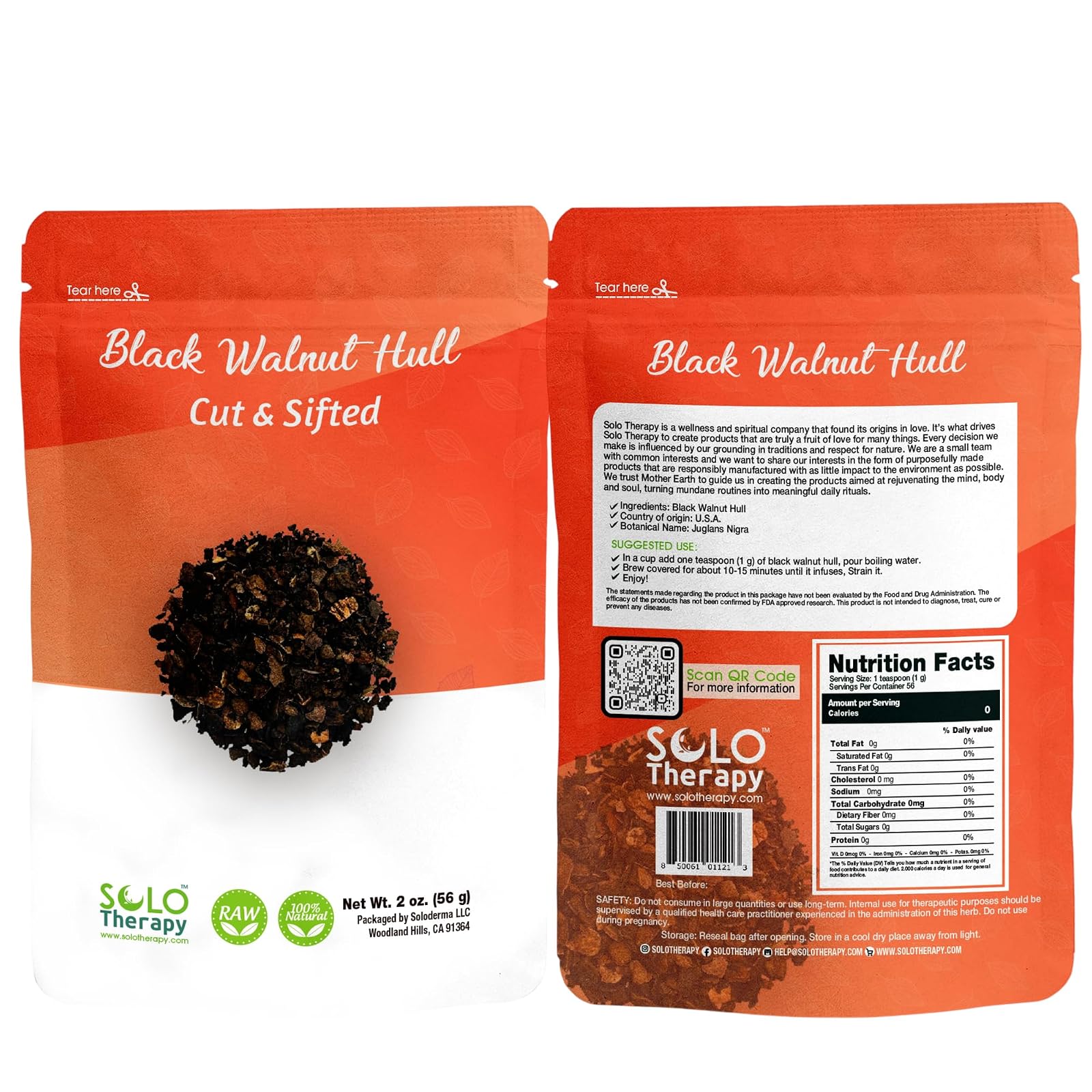 black walnut hull herbal tea