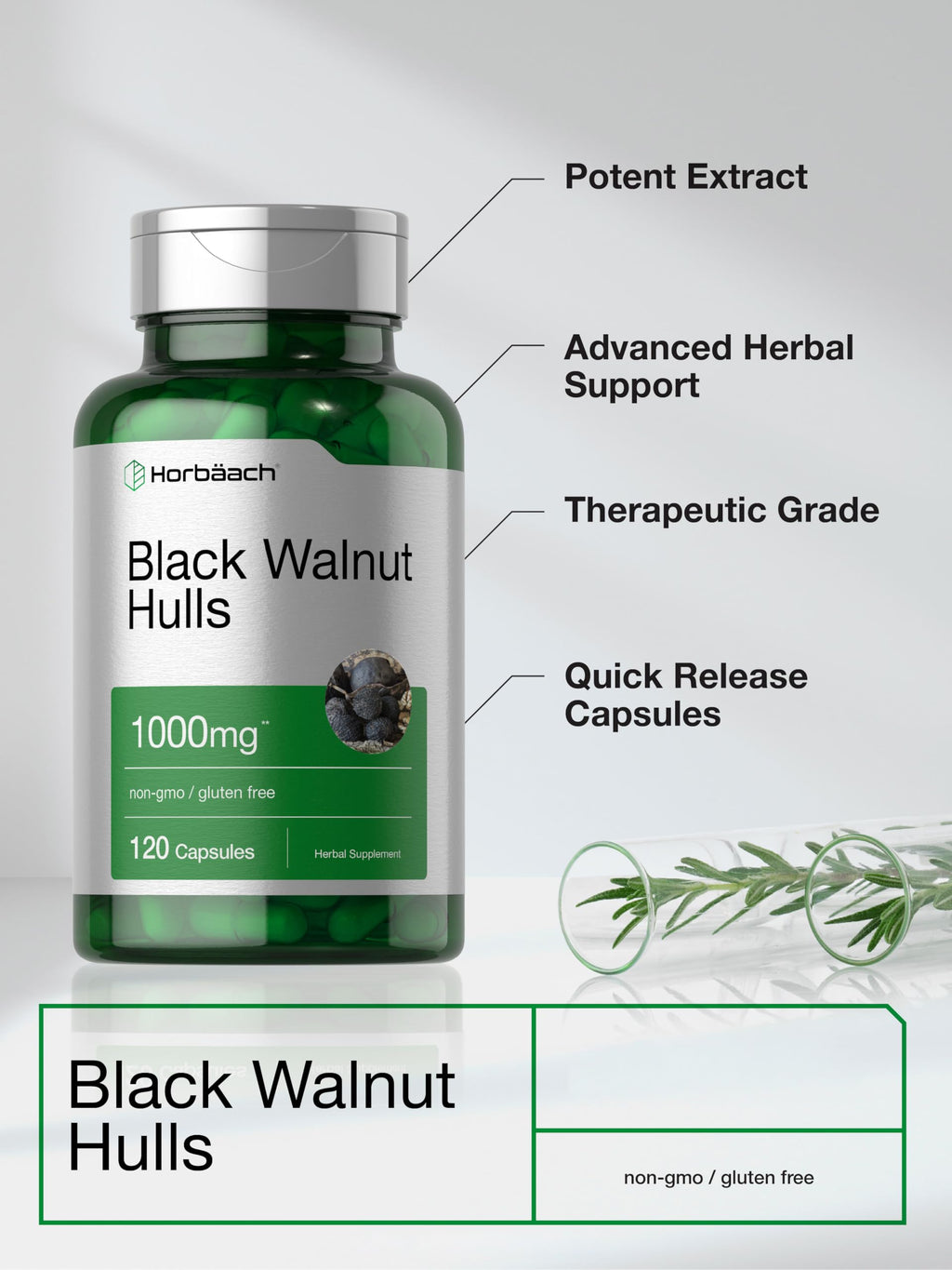 black walnut hulls for digestive health