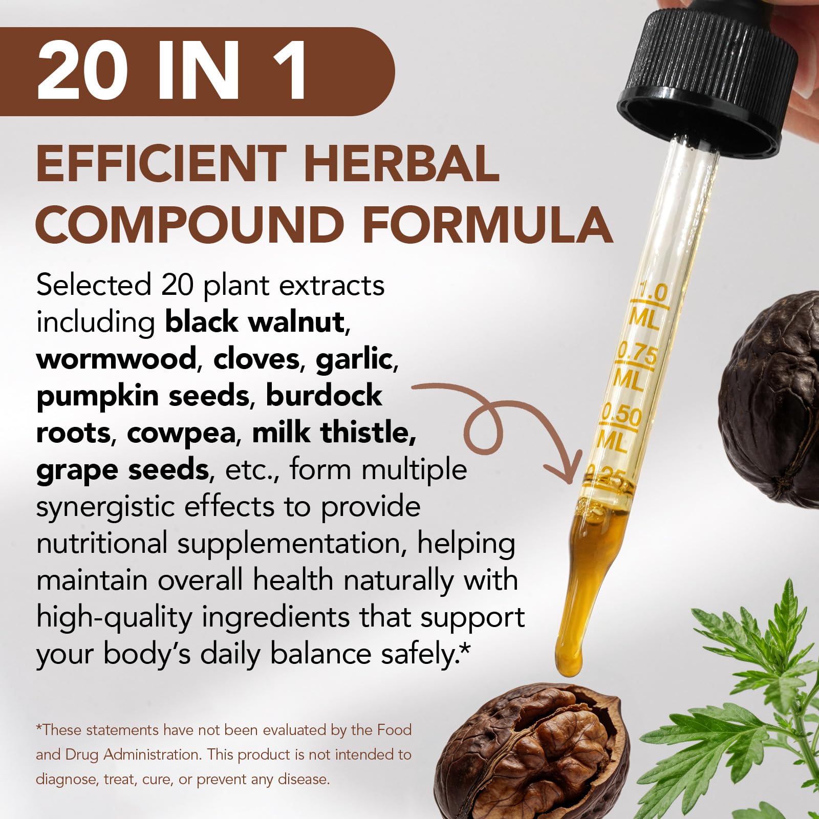 Black Walnut tincture for detox support