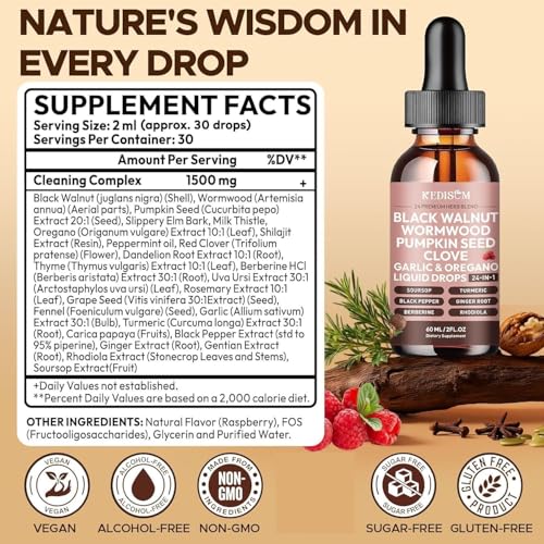 Black Walnut tincture for digestive health