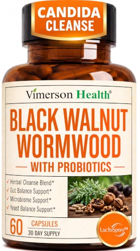 Black Walnut wormwood cleanse capsules
