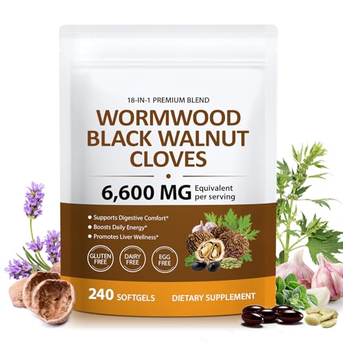 Black Walnut Wormwood herbal softgels