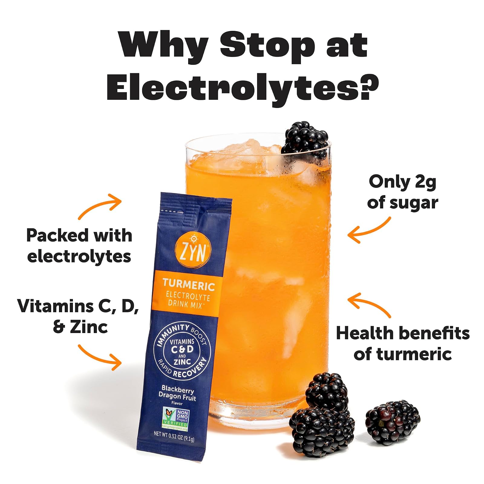 BlackBerry Dragon Fruit electrolyte powder