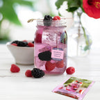 Blackberry raspberry hibiscus tea blend