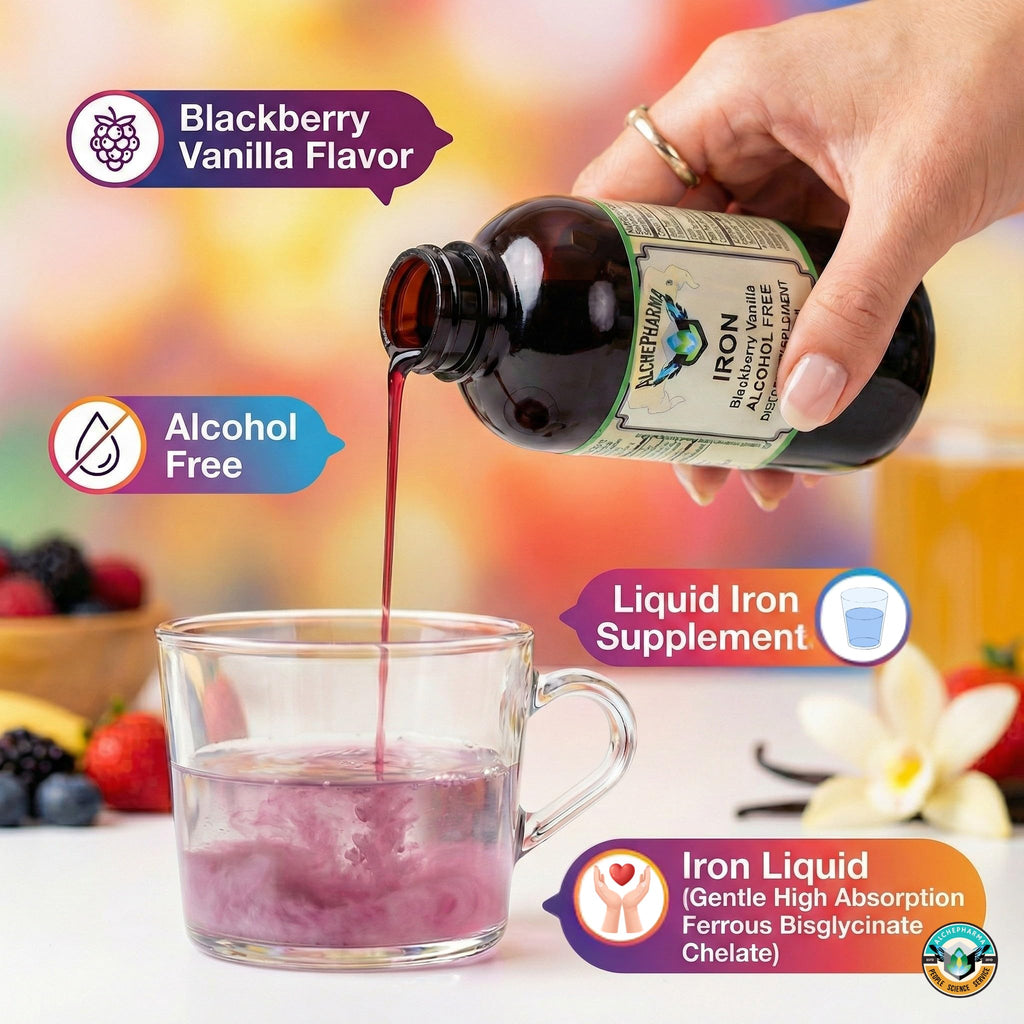 blackberry vanilla iron liquid