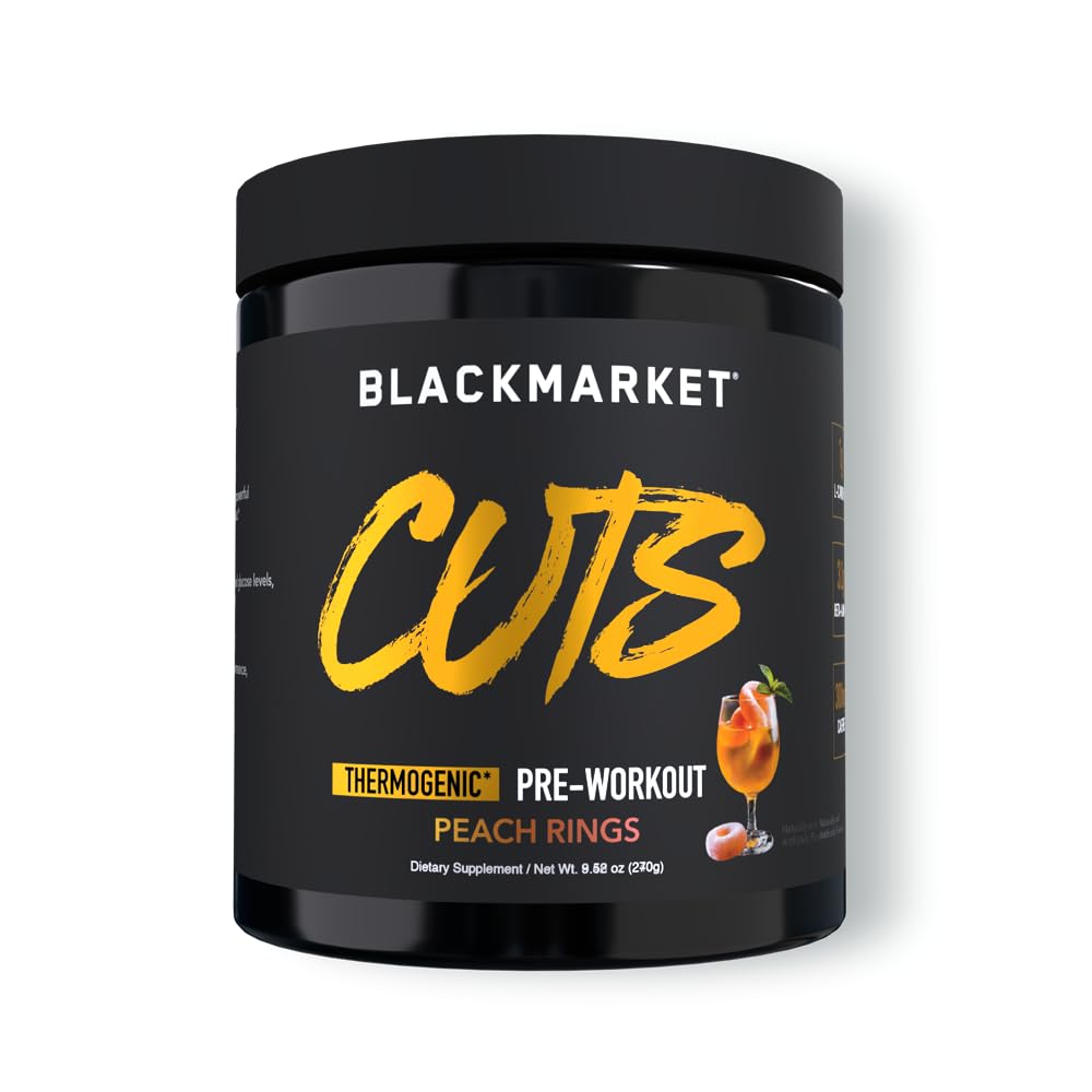 BLACKMARKET CUTS peach ring pre workout
