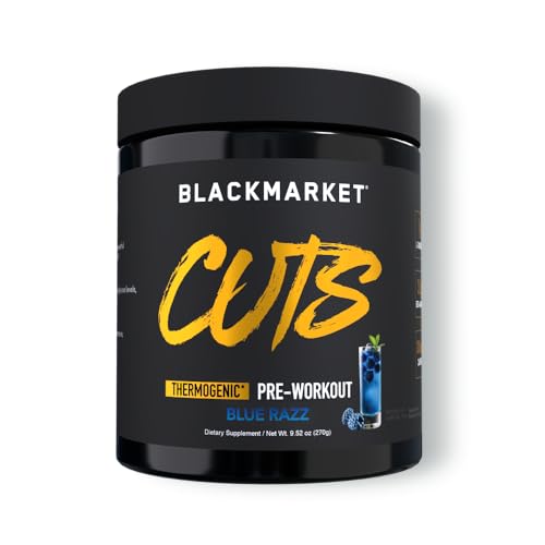 BLACKMARKET CUTS pre-workout energy boost
