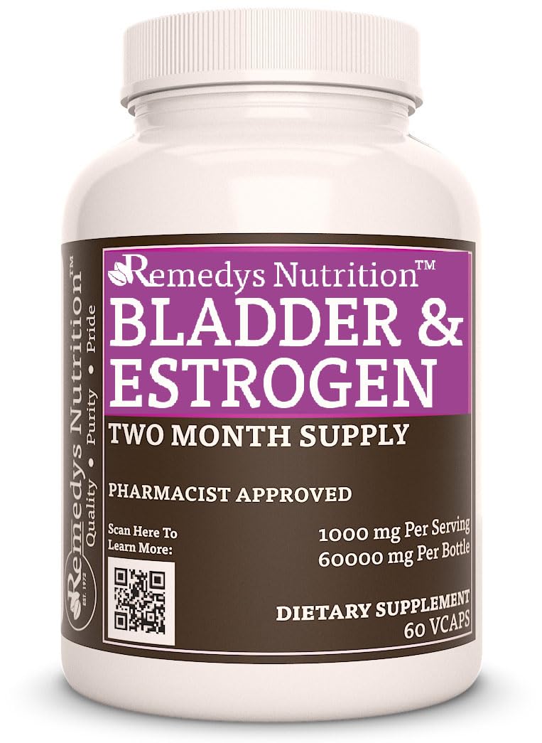 bladder and estrogen capsules for women