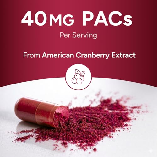 Bladder support with cranberry extract